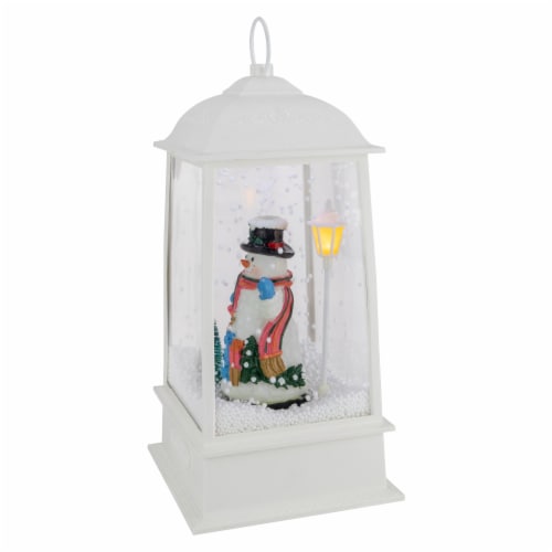 Northlight 13.5 LED Lighted Musical Snowing Snowman Christmas Lantern ... Northlight 13.5 LED Lighted Musical Snowing Snowman Christmas Lantern ...