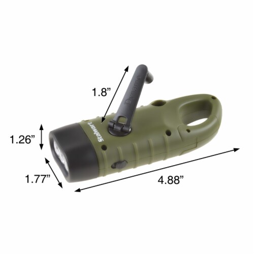 Hand powered flashlight store