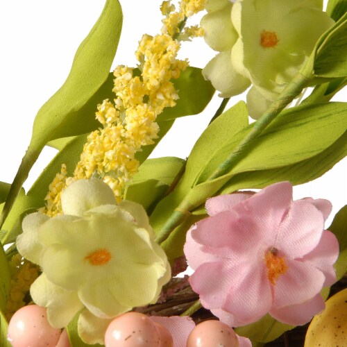 National Tree Company Flower Blooms with Pastel Eggs Artificial Easter ... National Tree Company Flower Blooms with Pastel Eggs Artificial Easter ...