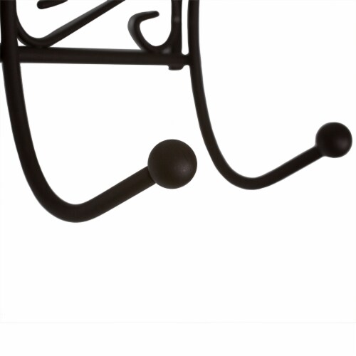 Home Basics Steel Over the Door 6 Hook Hanging Rack, Bronze, 1 Unit ... Home Basics Steel Over the Door 6 Hook Hanging Rack, Bronze, 1 Unit ...
