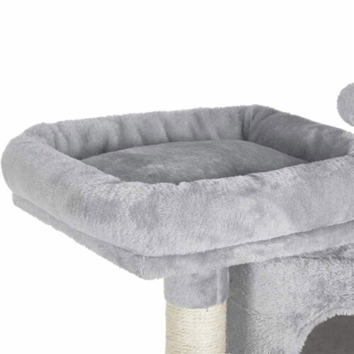 Feandrea 45in Plush Perches Cat Tree Tower Condo W Scratching Posts