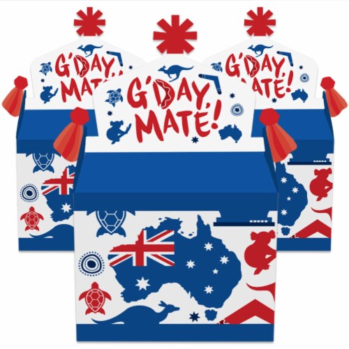 Big Dot Of Happiness Australia Day Treat Box Party Favors Gday Mate