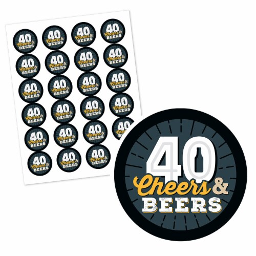 Big Dot Of Happiness Cheers And Beers To 40 Years 40th Birthday
