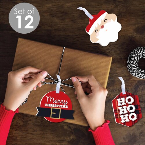 Big Dot of Happiness Jolly Santa Claus - Assorted Christmas Favor Tags ... Big Dot of Happiness Jolly Santa Claus - Assorted Christmas Favor Tags ...