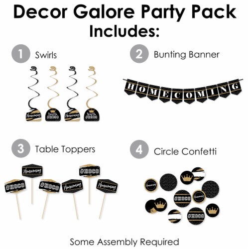 Big Dot Of Happiness Hoco Dance Homecoming Supplies Decor Kit Decor
