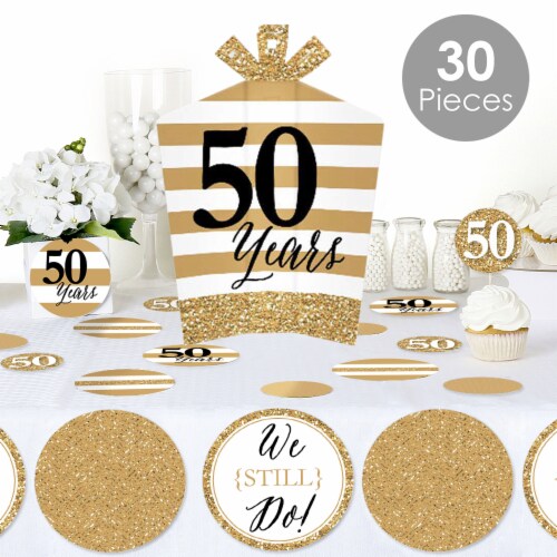 Big Dot Of Happiness We Still Do 50 Wedding Anniversary Terrific Table