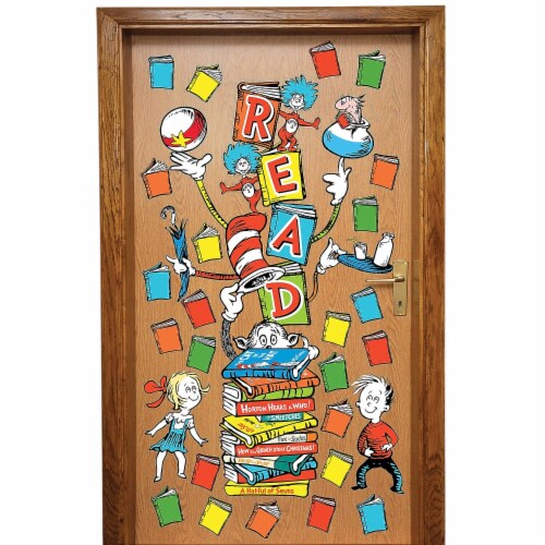 Eureka Dr Seuss Reading All In One Door Decor Kit 34 Pieces Per Set 3