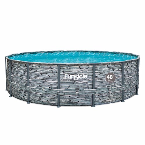 Funsicle 16' x 48 Oasis Designer Outdoor Above Ground Swimming Pool Set ... Funsicle 16' x 48 Oasis Designer Outdoor Above Ground Swimming Pool Set ...