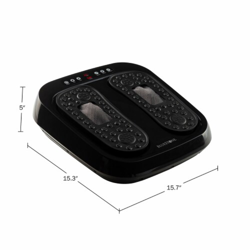 1578351369642760 Foot Massager Vibrating Platform Acupressure Black