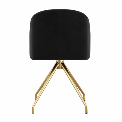 Black and brass office chair store