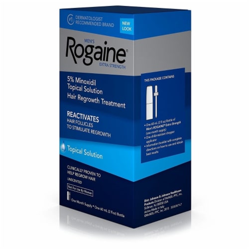 Rogaine® Mens Extra Strength 5 Minoxidil Unscented Topical Hair