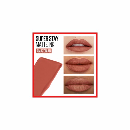 Maybelline SuperStay Matte Liquid Lipstick Amazonian Pack of 16 16 pack Smith s Food and Drug