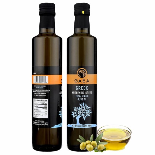 Gaea Greek Authentic Extra Virgin Olive Oil First Cold Pressed Non