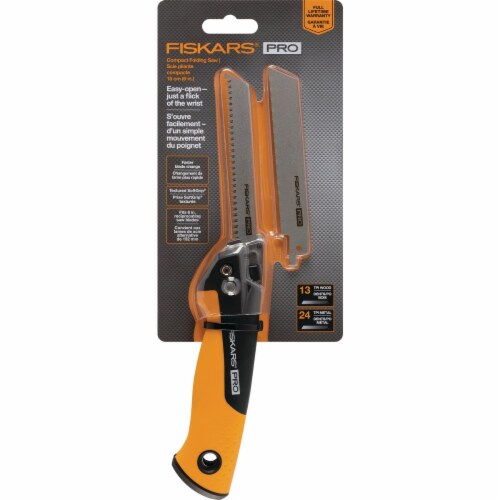 Fiskars Pro POWER TOOTH 6 In. Folding Compact Pocket Saw 730400 1001 1 Gerbes Super Markets