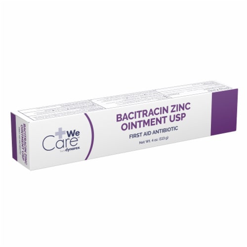 Wecare First Aid Antibiotic Bacitracin Zinc 4 Oz Tube Ointment 1 Ct