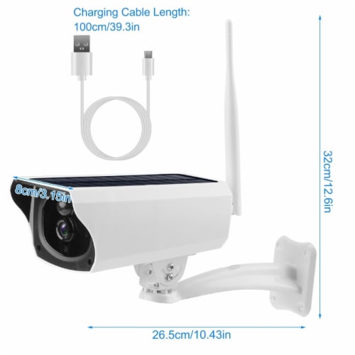 1080p Solar Powered Wifi Ip Camera Two Way Intercom Security
