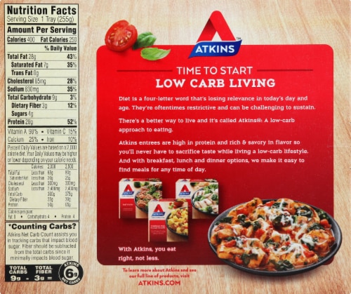 Atkins Chicken Margherita Frozen Meal 9 Oz King Soopers