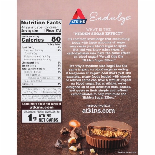 Atkins Endulge Peanut Butter Cups Pack Keto Friendly 44 Count 1 Unit Kroger