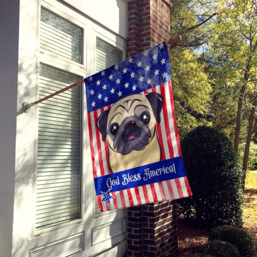 Carolines Treasures BB2192CHF American Flag and Fawn Pug Flag Canvas ... Carolines Treasures BB2192CHF American Flag and Fawn Pug Flag Canvas ...