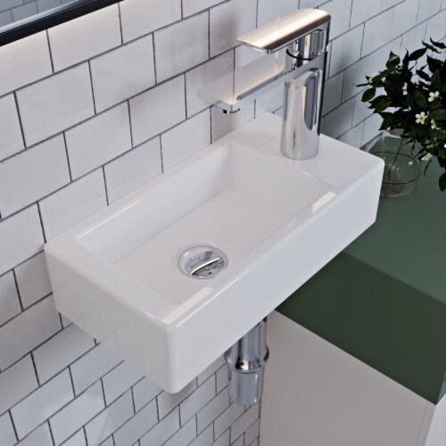 Deervalley Dv 1v081r Liberty Ceramic Bathroom Wall Mount Space Saving