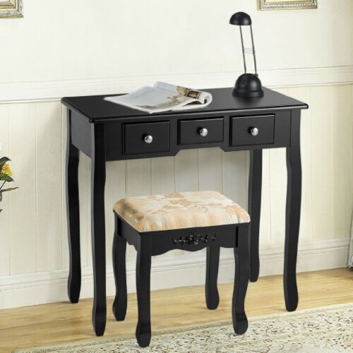 Vanity Make Up Table Set Dressing Table Set With 5 Drawers 1 Unit Kroger