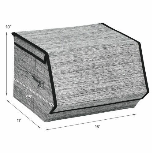 Large Stackable Bins Cubes W Lids Storage Organizers W Linenandoxford
