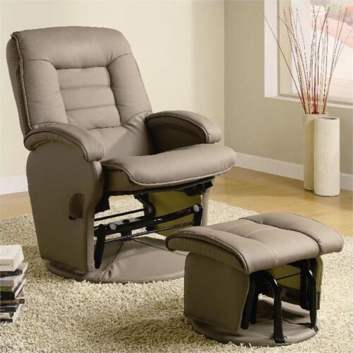 Beige glider recliner store