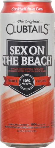 Clubtails™ Sex On The Beach Premium Cocktail Single Can 24 Oz Smith