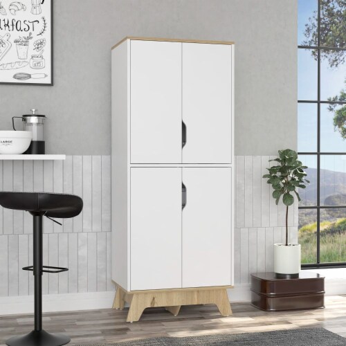 Double kitchen pantry cabinet store