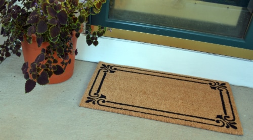 Imports Decor 558PVC PVC Backed Coir Doormat Frame Border, 1 - QFC Imports Decor 558PVC PVC Backed Coir Doormat Frame Border, 1 - QFC