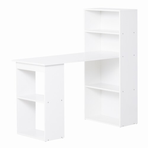 Small computer desk with bookshelf store