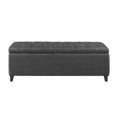 Gracie Mills Bianca Tufted Upholstered Storage Bench With Soft Close