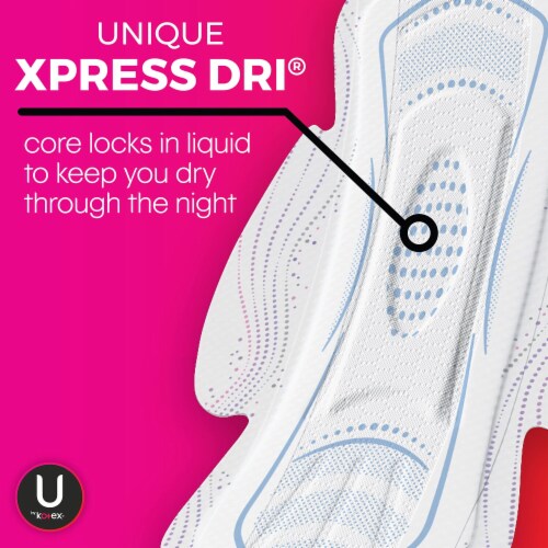 U by Kotex Ultra Thin Teen Feminine Pads with Wings Pack of 6 6 pack Pick n Save