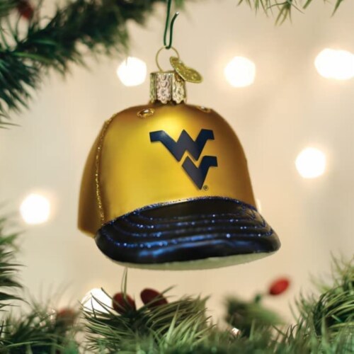 Old World Christmas Glass Blown Tree Ornament, West Virginia Baseball ... Old World Christmas Glass Blown Tree Ornament, West Virginia Baseball ...