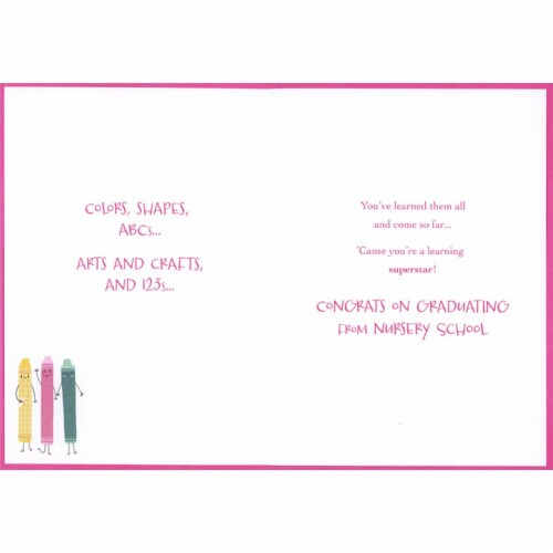 Designer Greetings You Did It Smarty Pants Cheering Crayons Nursery