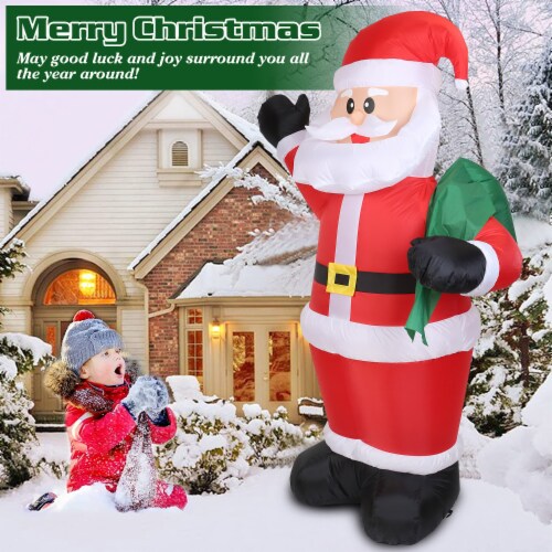 6 4ft Inflatable Christmas Giant Santa Claus Blow Up Light Ipx4