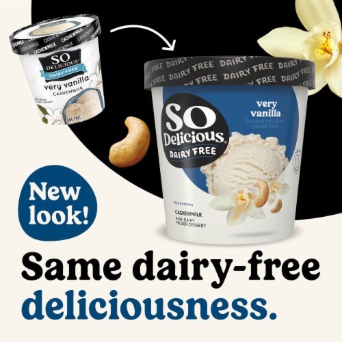 So Delicious® Very Vanilla Cashewmilk Non Dairy Frozen Dessert 1 Pint