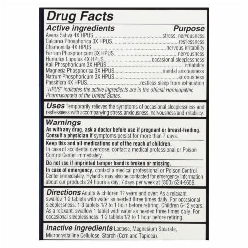 Hyland'S Calms Forte - Sleep Aid - 50 Tablets, 1 Pack/50 Tablets - Fred ... Hyland'S Calms Forte - Sleep Aid - 50 Tablets, 1 Pack/50 Tablets - Fred ...