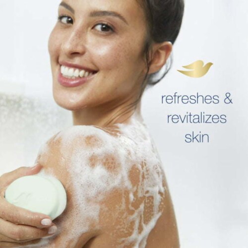 Dove Cool Moisture Cucumber And Green Tea Beauty Bar 4 Count 3 75 Oz