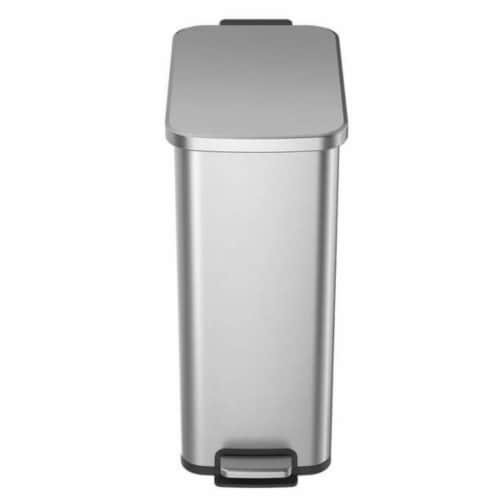 Better Homes & Gardens Slim Trash Can, Stainless Steel Kitchen Step ... Better Homes & Gardens Slim Trash Can, Stainless Steel Kitchen Step ...