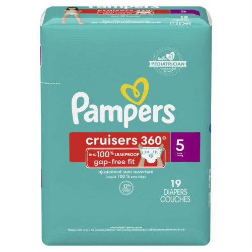Pampers Cruisers 360 Diapers Size 5 19 Diapers Fred Meyer