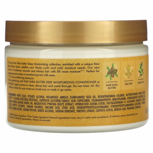 SheaMoisture Raw Shea Butter Deep Moisturizing Leave In Conditioner Curly to Coily Hair 11.5 fl oz Fry s Food Stores
