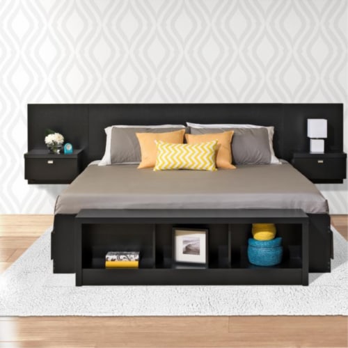 Headboard with drawers attached store