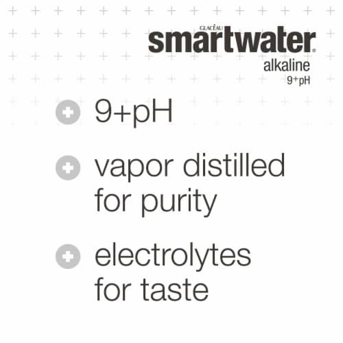 Glaceau Smartwater Alkaline Vapor Distilled Ionzied Bottled Water, 12 ... Glaceau Smartwater Alkaline Vapor Distilled Ionzied Bottled Water, 12 ...