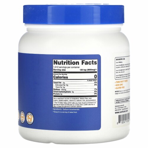 Nutricost Sodium Bicarbonate Powder Unflavored 2 Lb 907 G 2 Lb Kroger