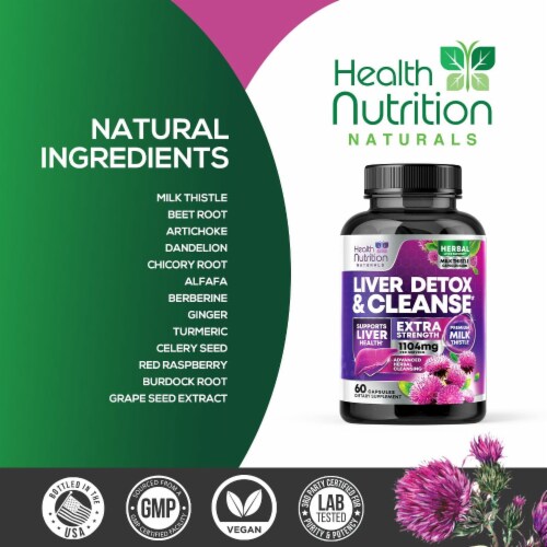 Gentle Liver Cleanse Detox And Repair Formula Herbal Liver Support