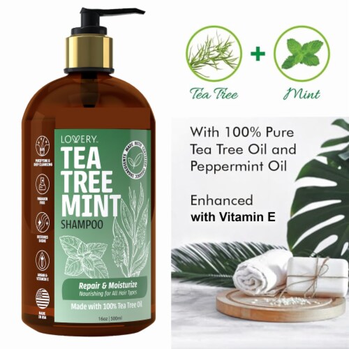 Tea Tree Mint Shampoo Made in USA 16 oz. 1 Kroger