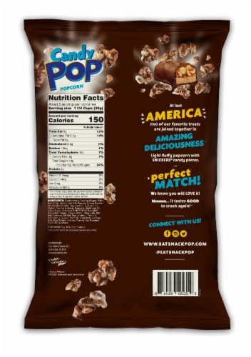 Candy Pop® Snickers® Popcorn, 5.25 oz - King Soopers Candy Pop® Snickers® Popcorn, 5.25 oz - King Soopers