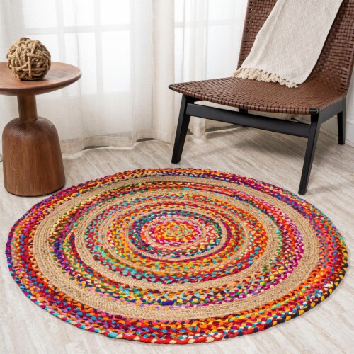 Round boho rug store
