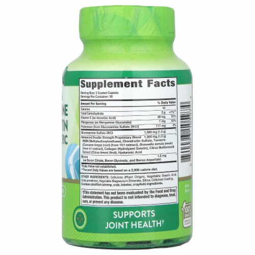 Natures Truth Double Strength Glucosamine Chondroitin Msm And Turmeric Complex 90 Coated 90
